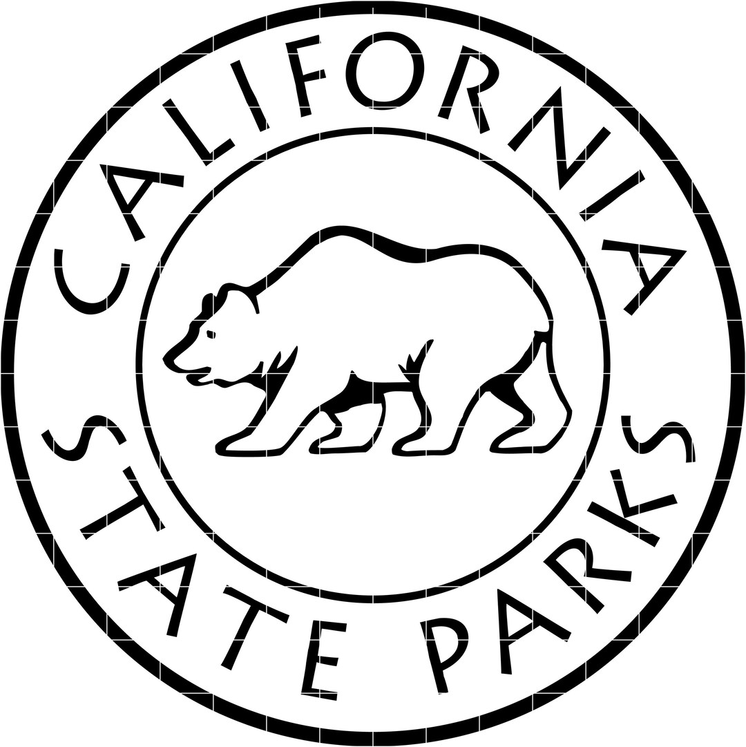 California State Parks Badge Vector File Cnc Laser Cutting, Wood, Metal ...