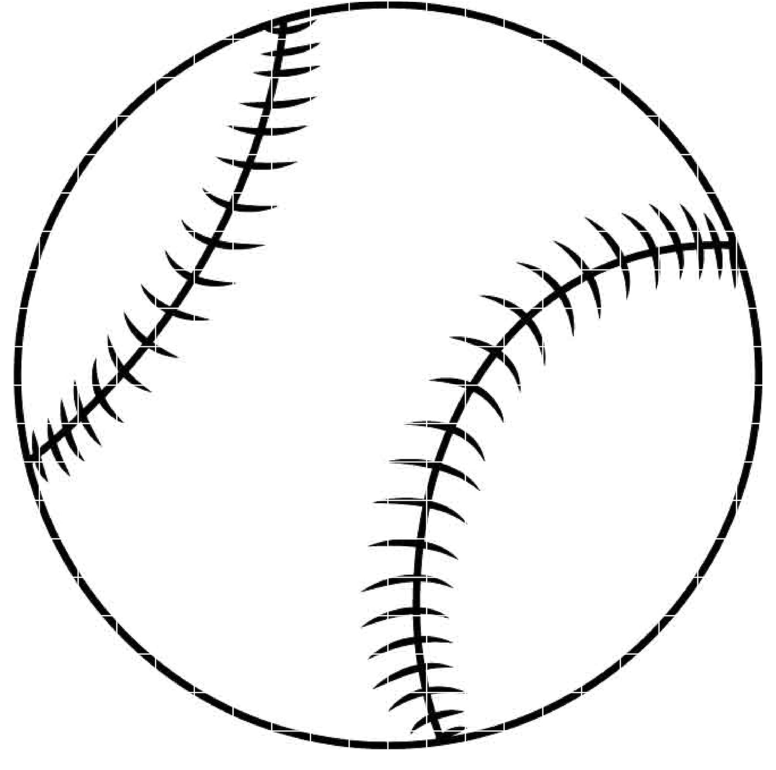 Baseball Vector File Cnc Laser Cutting, Wood, Metal Engraving, Cricut ...