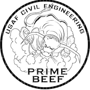 US Air Force Civil Engineering Prime Beef Patch - Etsy