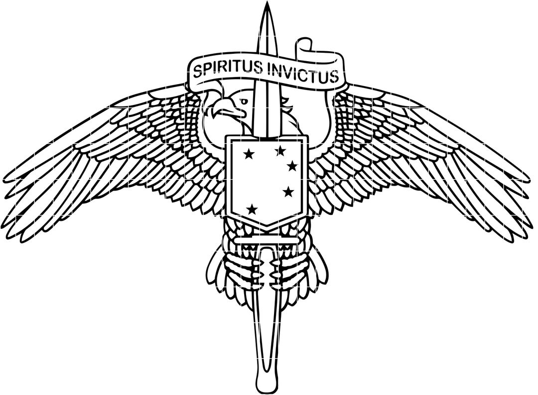 Us Marine Special Operator Insignia Vector File Cnc Laser Cutting, Wood ...