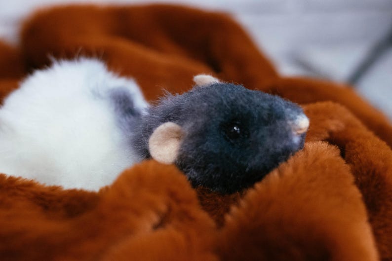 Faux Fur Rat Plush Sewing Pattern: Poseable Animal Doll (PDF Pattern ...