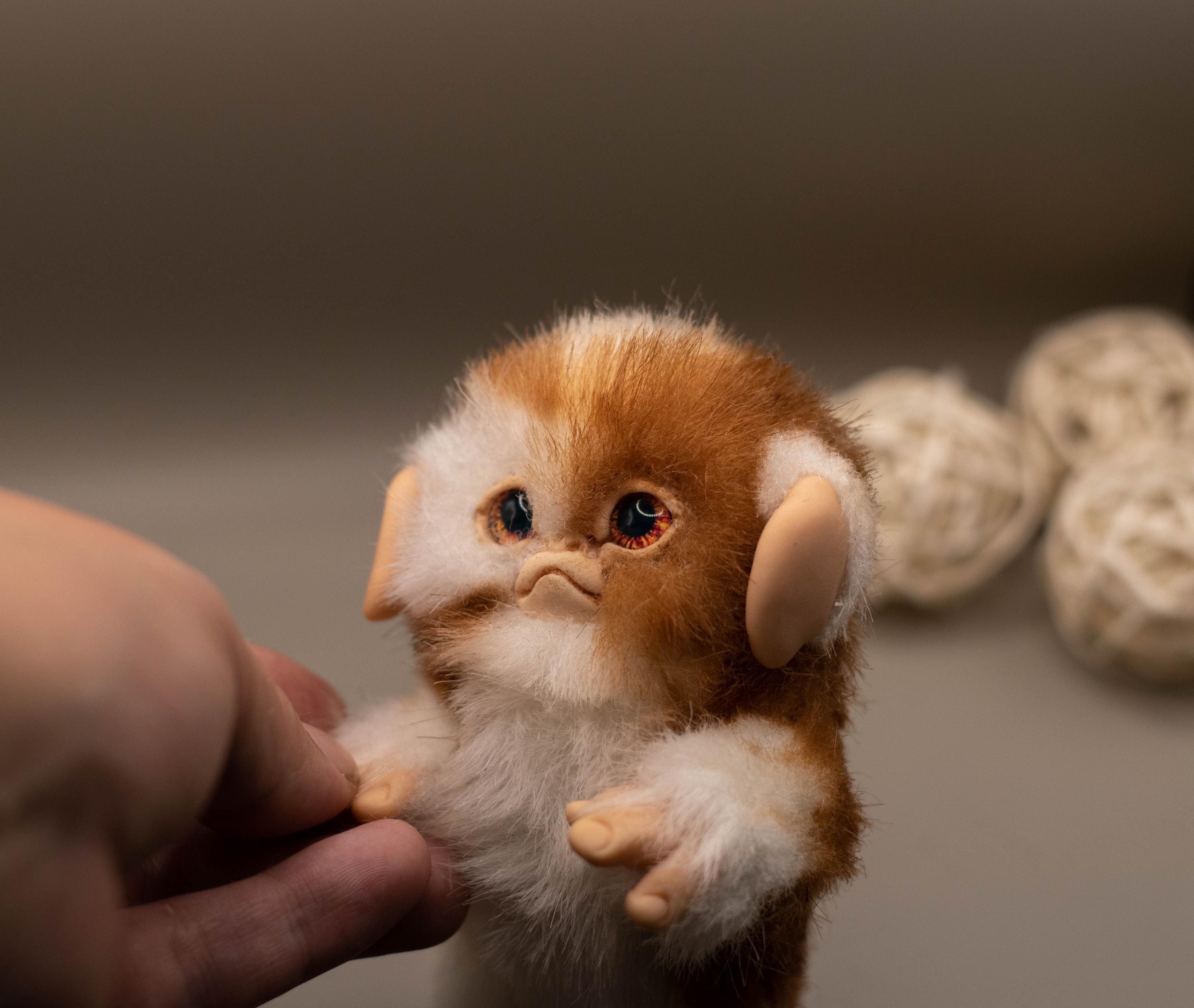 Tiny Gremlin Gizmo,sad Gizmo, Magwai Monsters Kawaii Plush Ooak ...