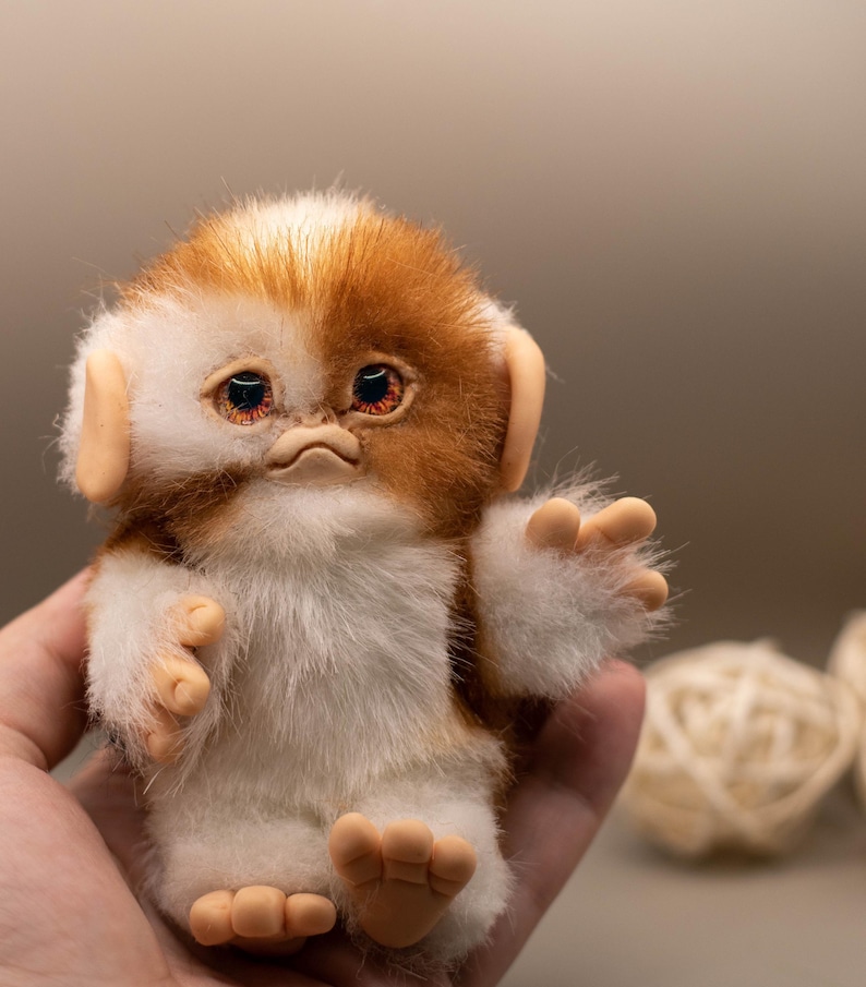 Tiny Gremlin Gizmo,sad Gizmo, Magwai Monsters Kawaii Plush Ooak ...