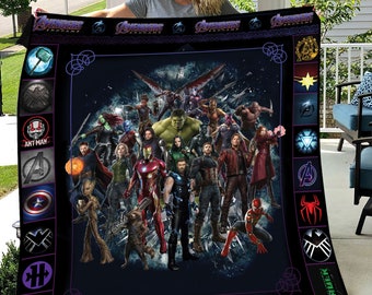 Iron Man Blanket - Etsy