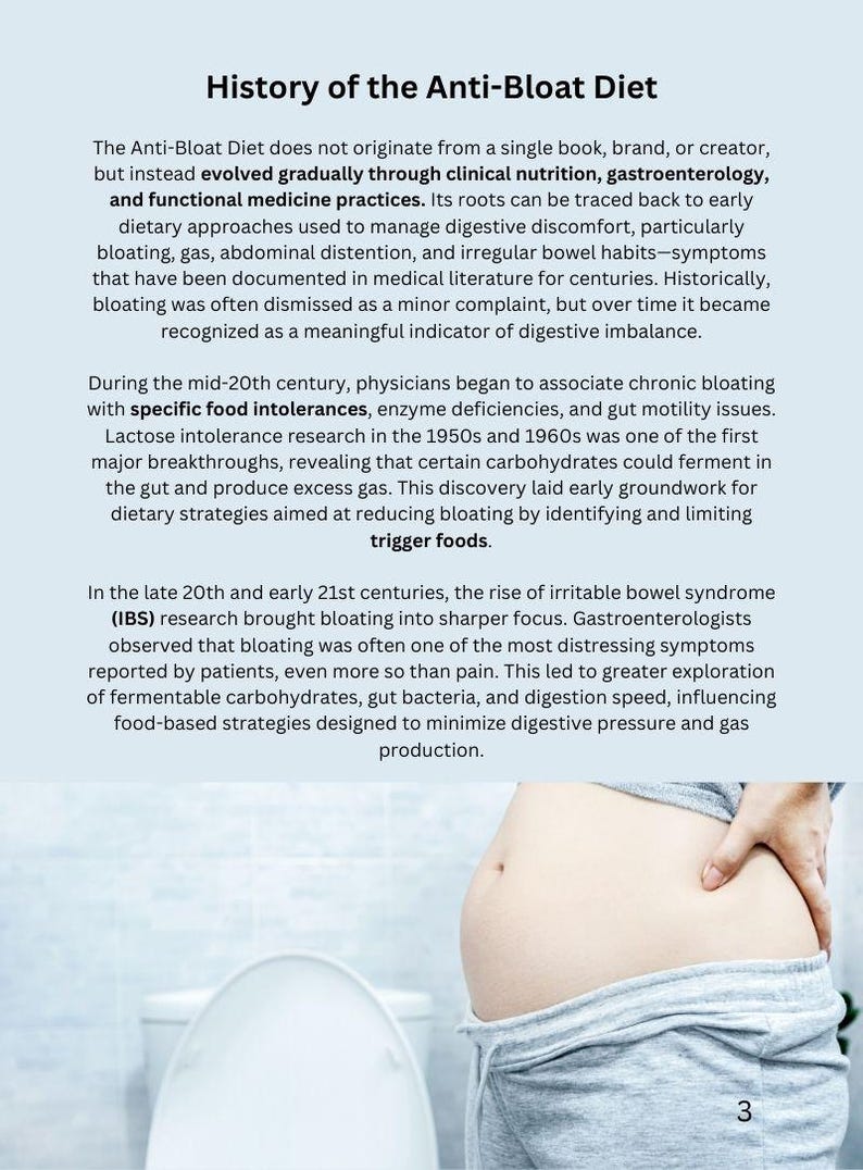 Anti-bloat Diet Guide - for Digestion - the Science, Recipes, Overall ...