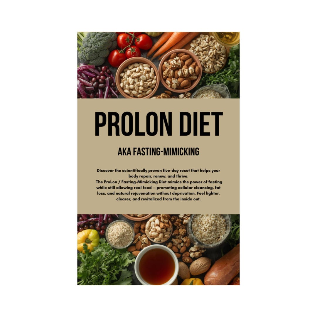 Prolon / Fasting-mimicking Diet Guide - 5-day Cellular Reset Plan - See ...