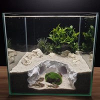 Corner Undergravel Fish and Terrarium Tunnel Fish Cave Fish Hide ...