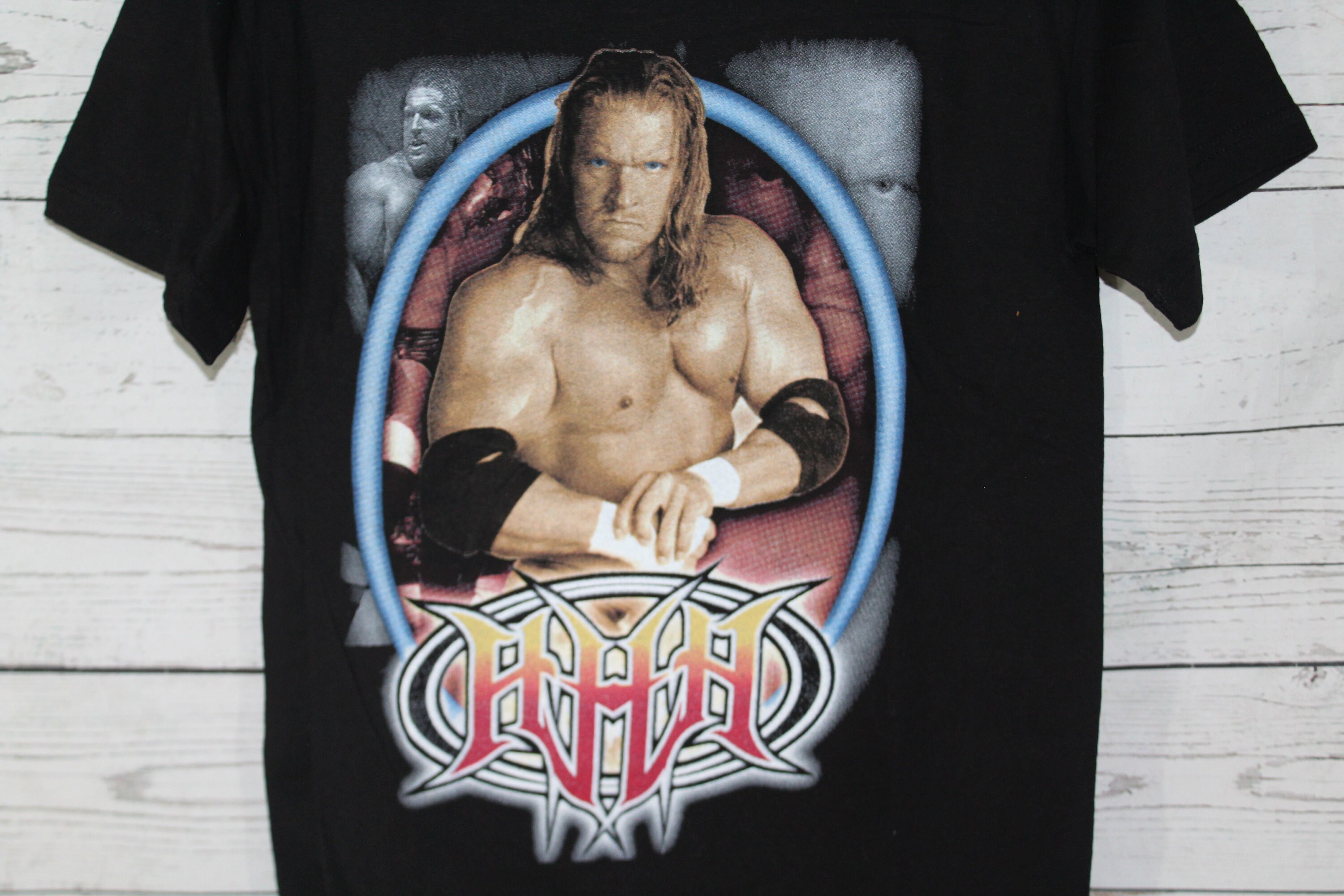 Triple H HHH Vintage Unisex All Over Print Double Sided WWF WWE ...