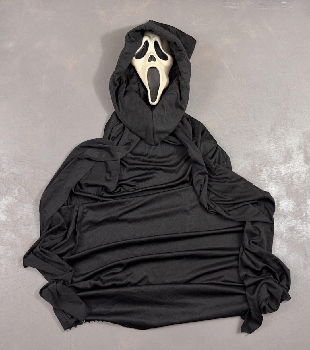 Vintage Scream Ghostface Fun World Halloween Mask With Long Cape 56” 44 ...