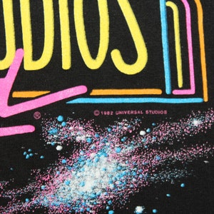 ET Universal Studios Vintage Graphic Print Unisex Mens Womens Double ...