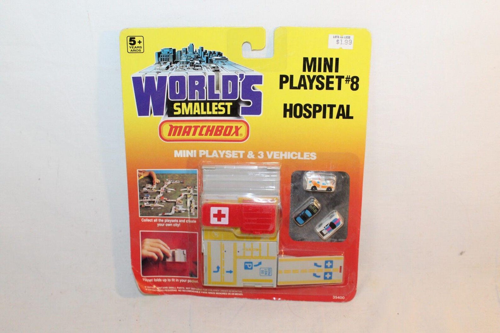 Matchbox World's Smallest Hospital Mini Car Town Playset #8 - Etsy