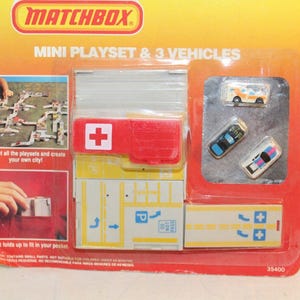 Matchbox World's Smallest Hospital Mini Car Town Playset #8 - Etsy