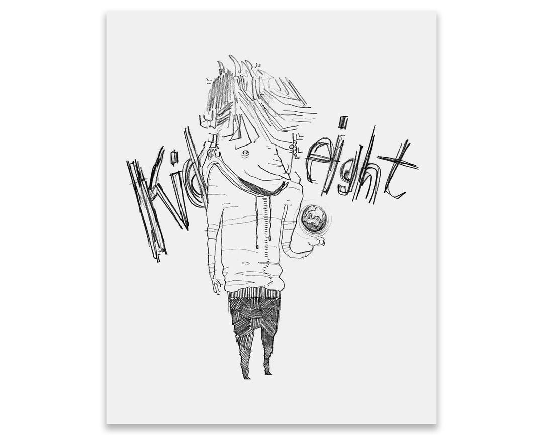 Magical Kid Art Print - Whimsical Illustration of Mystical Boy With ...