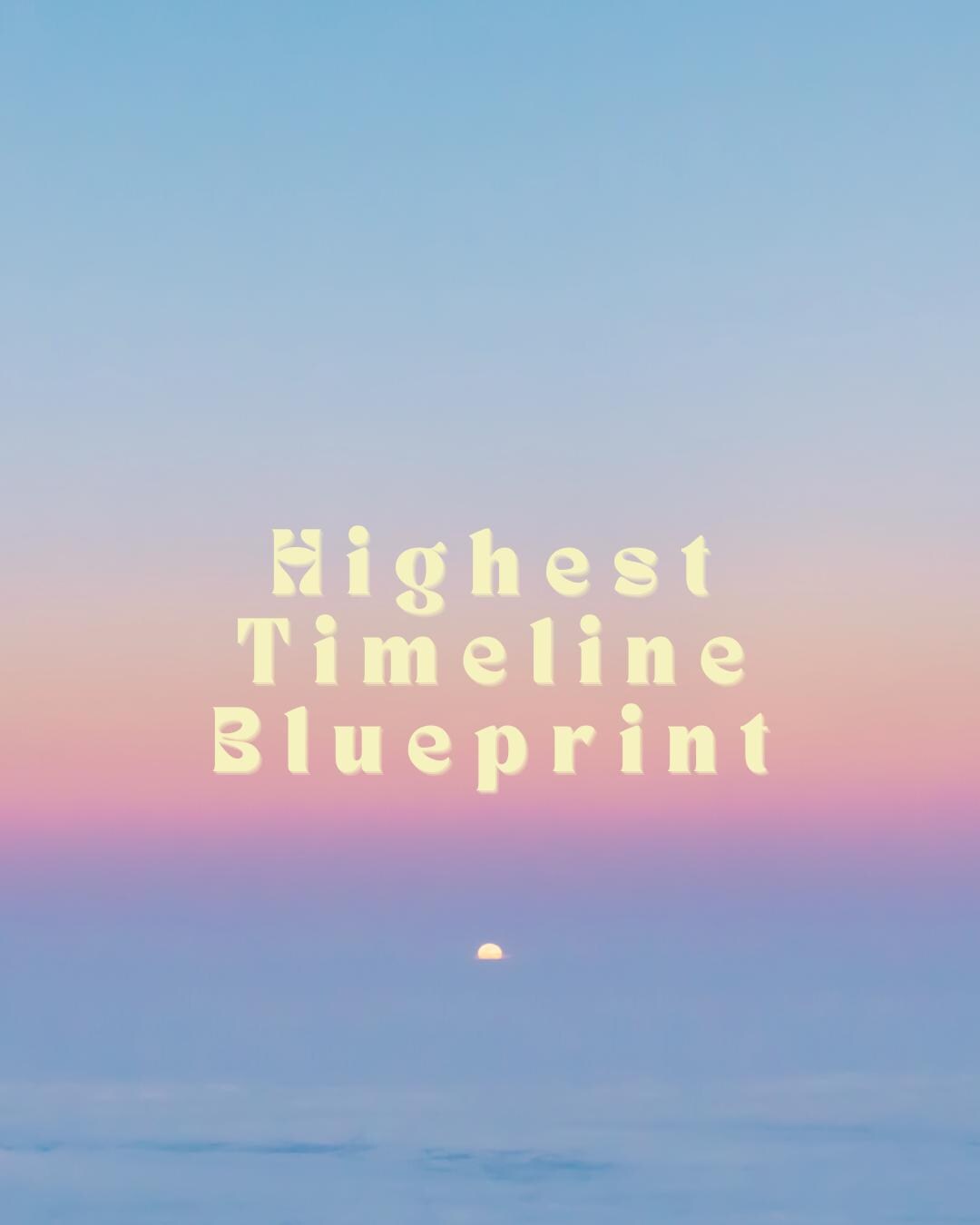 Highest Timeline Blueprint - Etsy