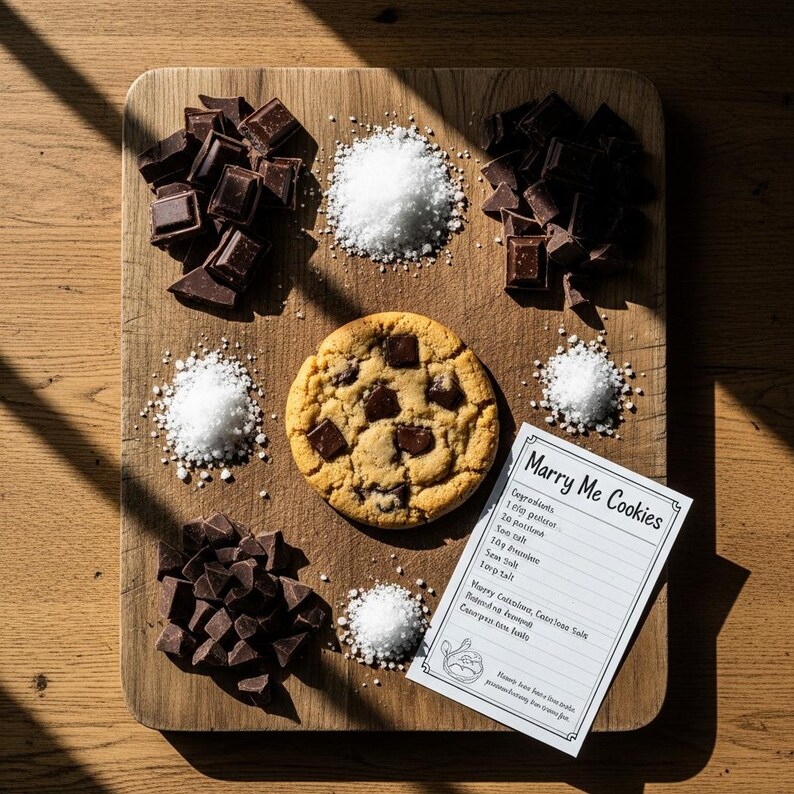 Marry Me Cookie Recipe (brown Butter, White Chocolate, PDF Download) - Etsy