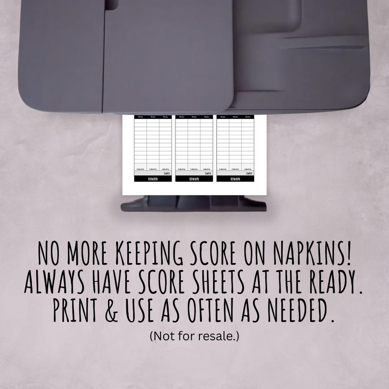 60 Printable Score Sheet Bundle - Dice, Cards, Board Game Trackers for ...