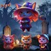 Halloween Cute Cat Witch Clipart Set | Digital Download for Stickers ...