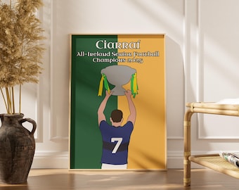 Kerry GAA Champions 2025 Print: All-ireland Football Final Poster ...