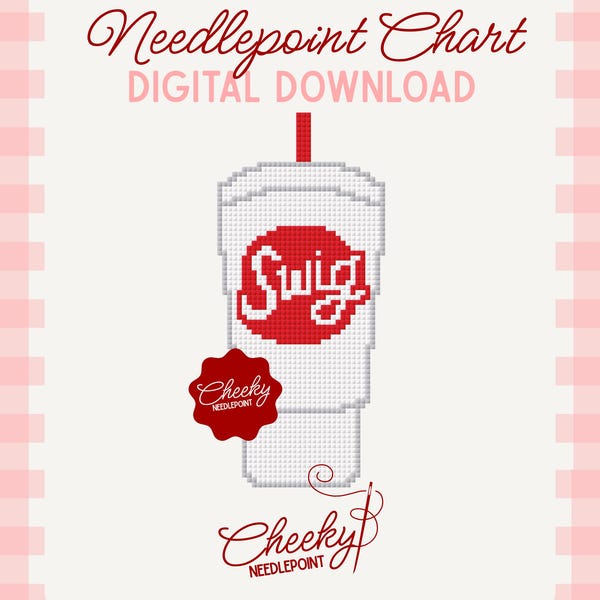 Needlepoint Kit Drinking - Etsy