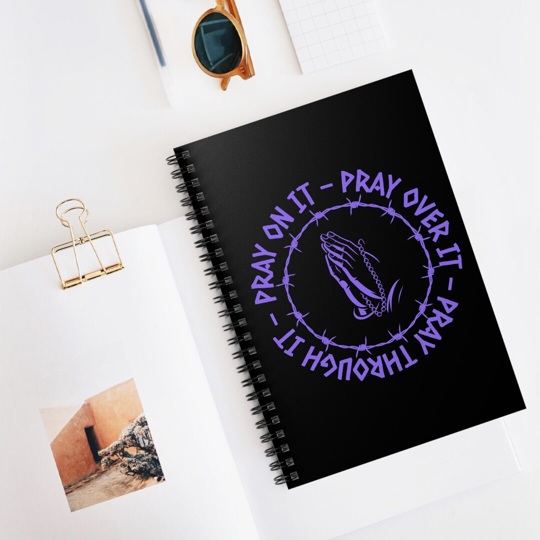 Pray on It Pray Over It Pray Through It Journal, Prayer Notebook, Faith ...