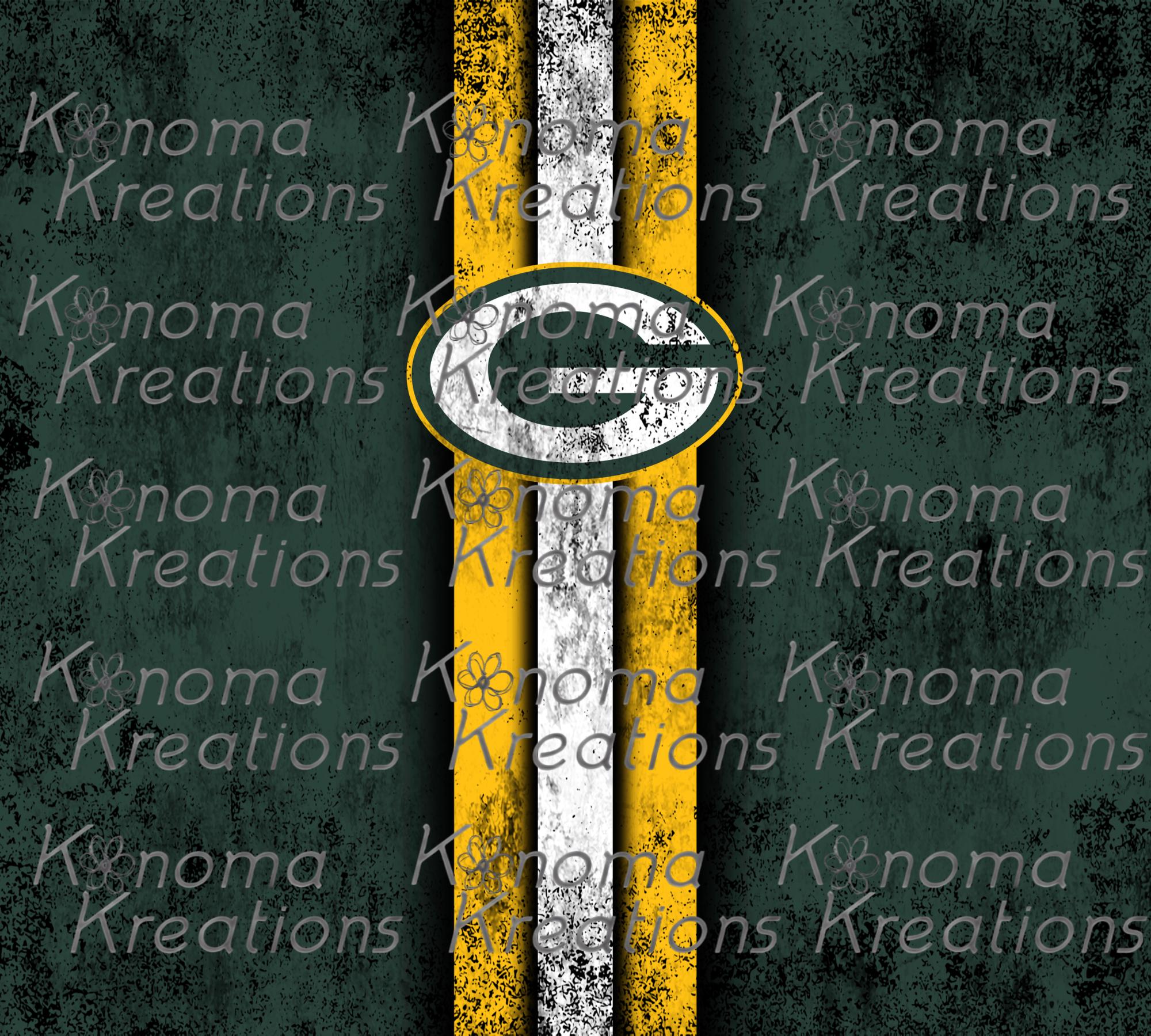 GB Pack Football Inspired 20oz. Tumbler Wrap - Etsy