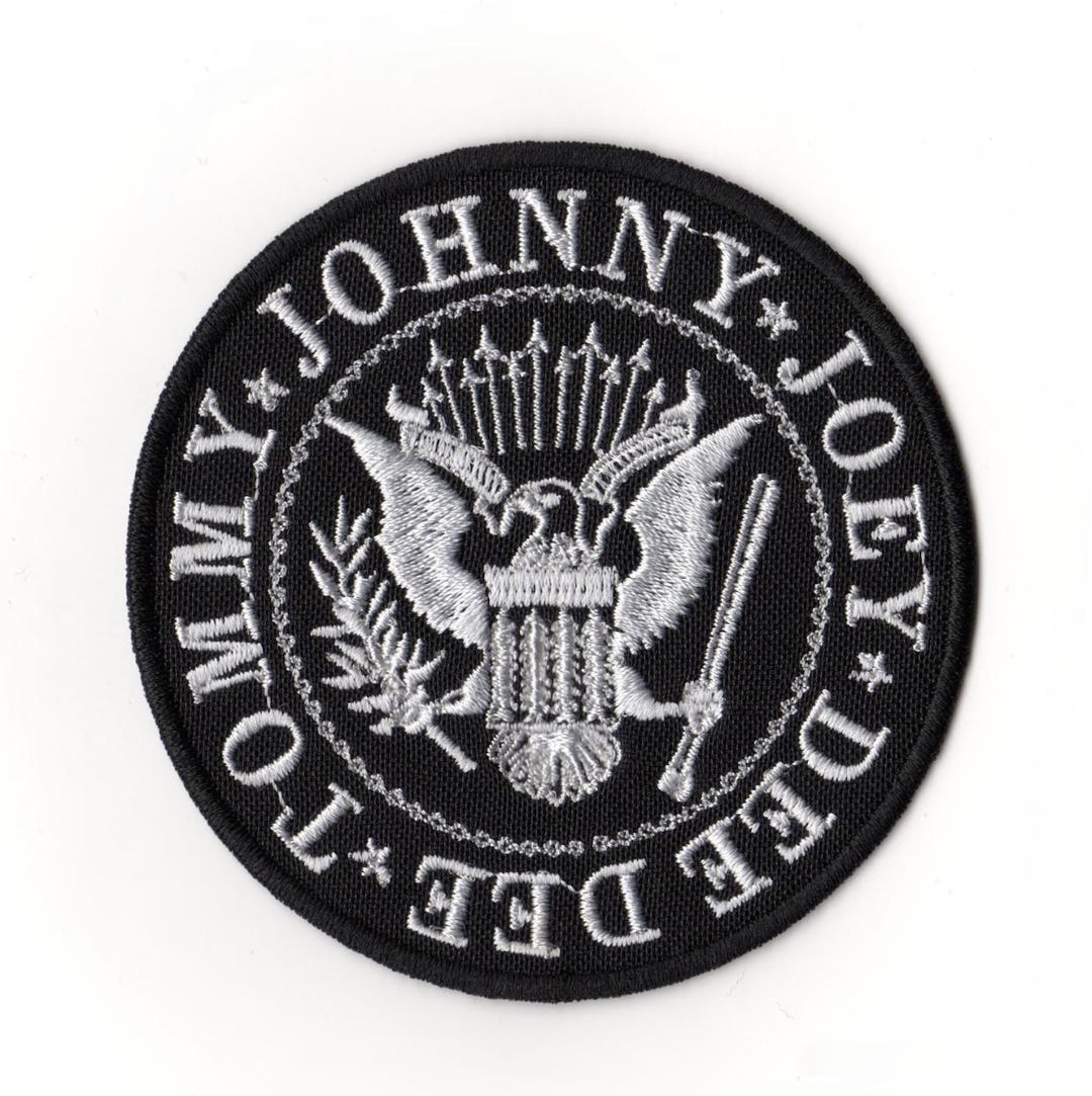 Ramones Joey Johnny Dee Dee Tommy Embroidered Sew-on Patch | Crest ...