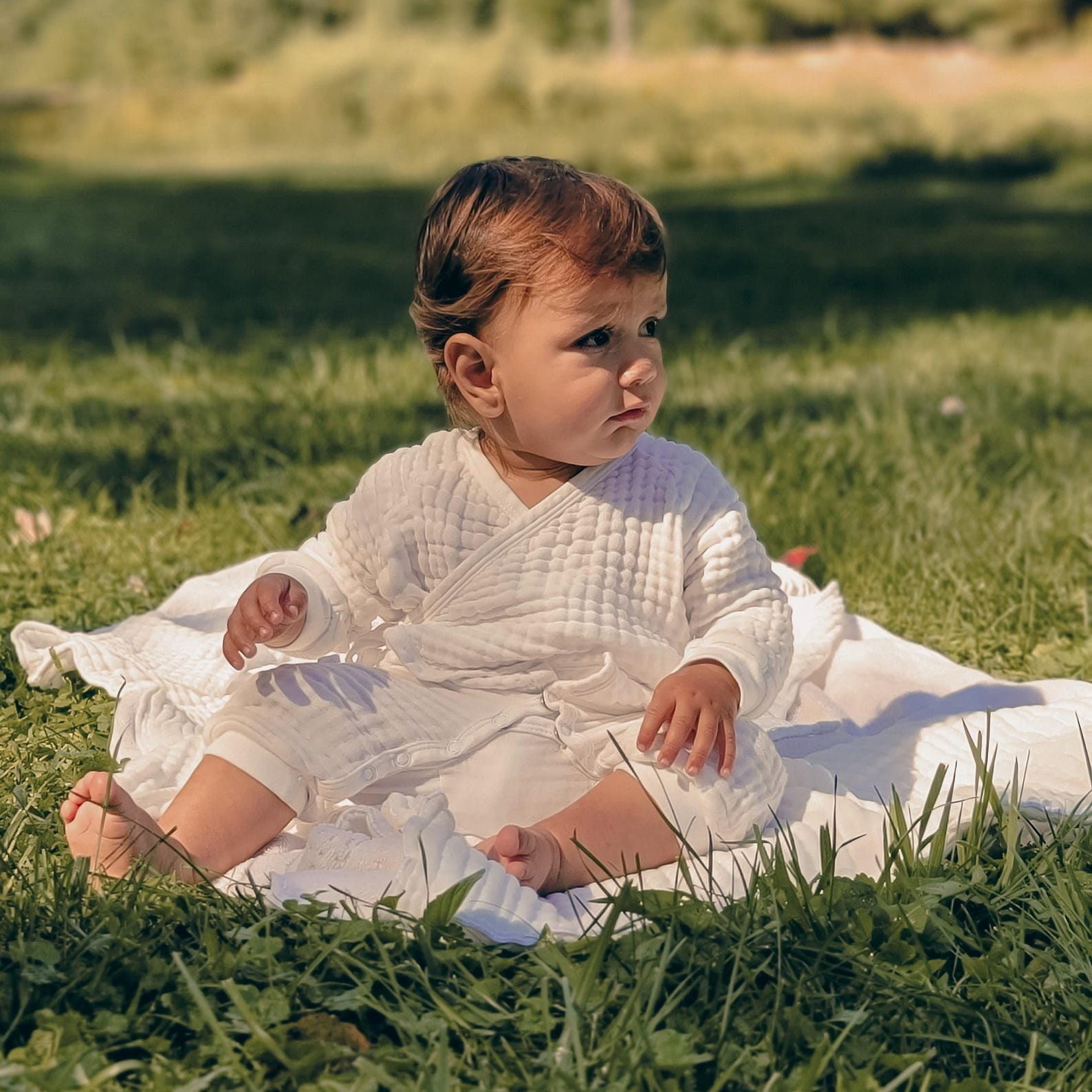 Organic Cotton Kimono Onesie, GOTS Certified, Soft Newborn Baby One ...