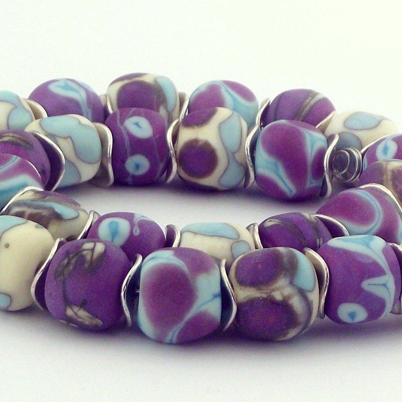 Rose Lampwork Beads - Etsy