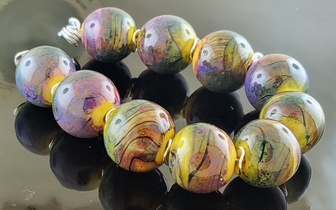 Made to Order(mto) -handmade Yellow Decorated With Raku Twisty With ...