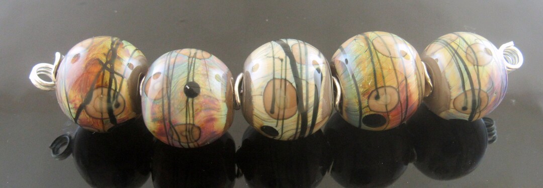 Made to Order (MTO) –handmade Sage Green Round Decorated With Raku Frit ...