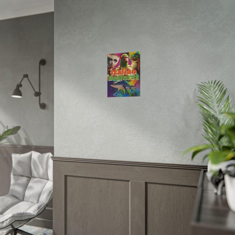 Italian Brainrot Color Splash Poster - Etsy