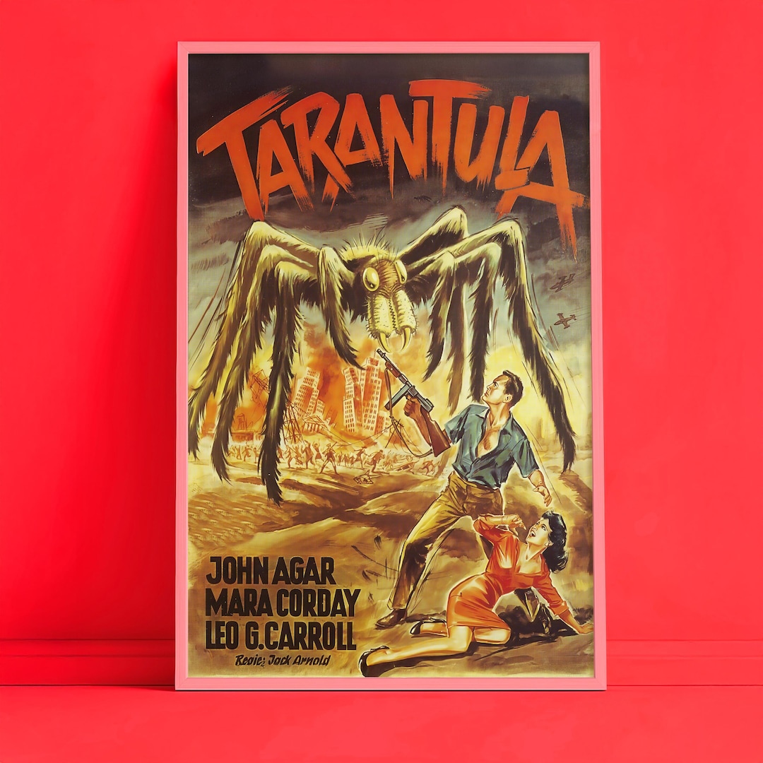 Tarantula 1955 Movie Poster • Vintage Sci-fi Horror Wall Art - Etsy