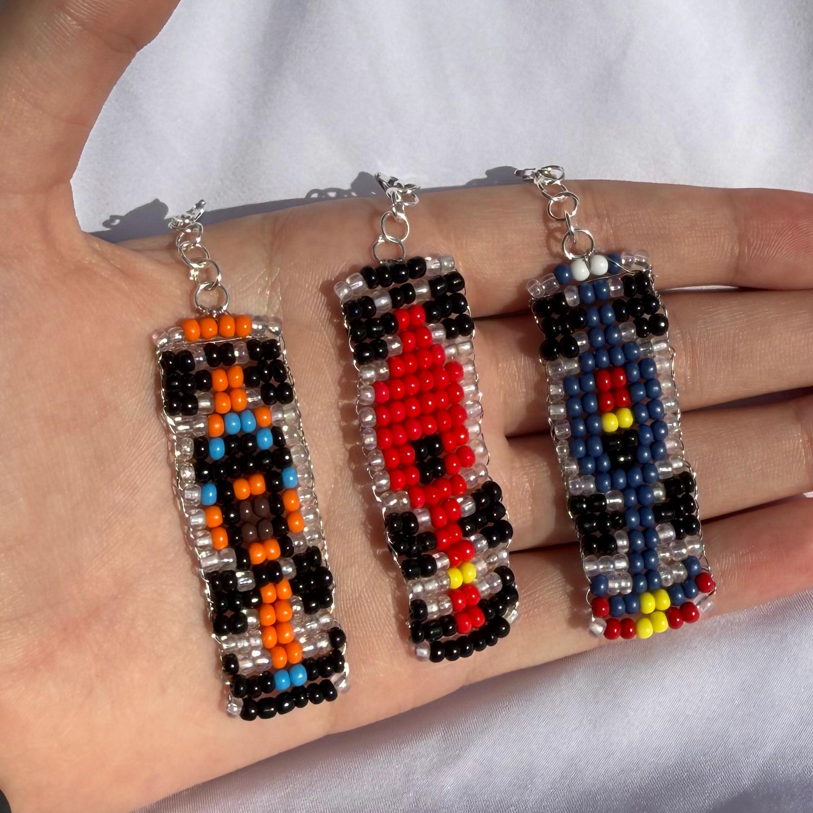 Handmade F1 Team Car Keychain: Seed Bead Motorsport Accessory - Etsy