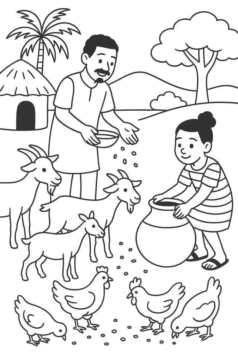 Color Ghana: Printable African Coloring Book for Kids | Ghana Culture ...