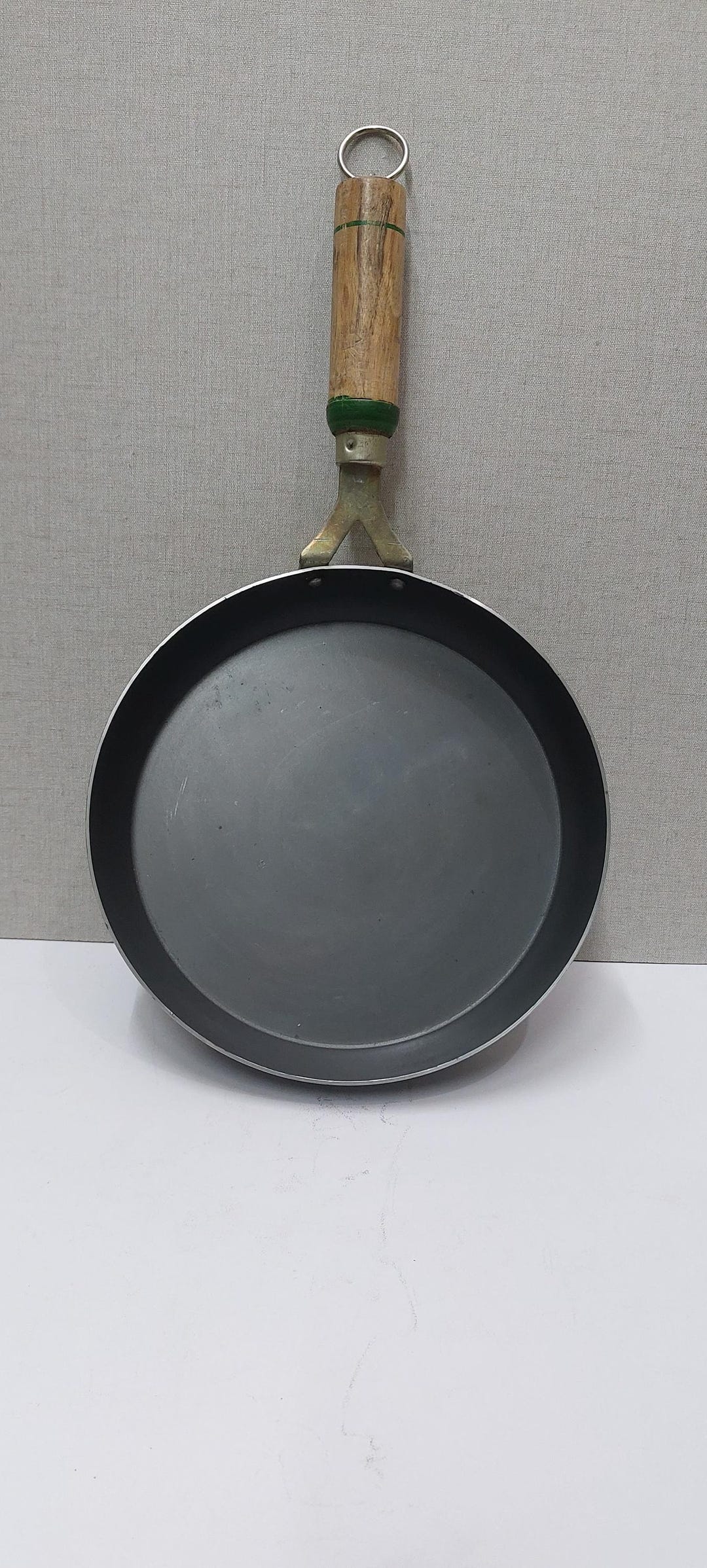 Handmade Iron Frying Pan, 8 Inch Skillet With Wooden Handle - Etsy ...