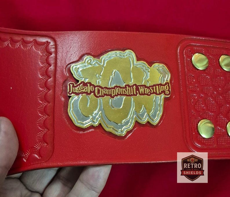 JCW World Juggalo Championship Replica Belt: 4MM Brass, 3-layer Plates ...