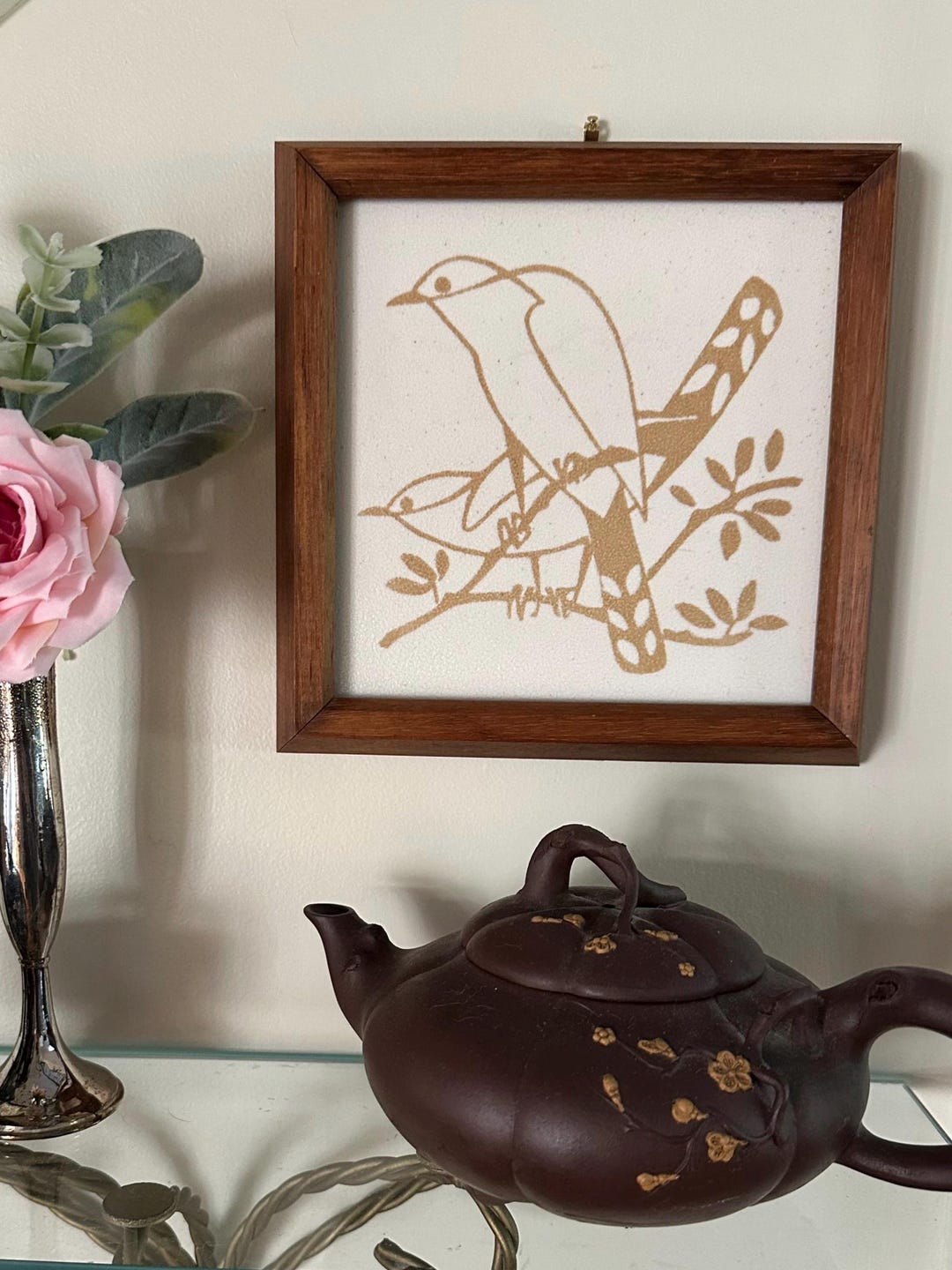 Vintage Mid Century Modern Bird Tile: Kenneth Gale Mosaic Tile Co ...