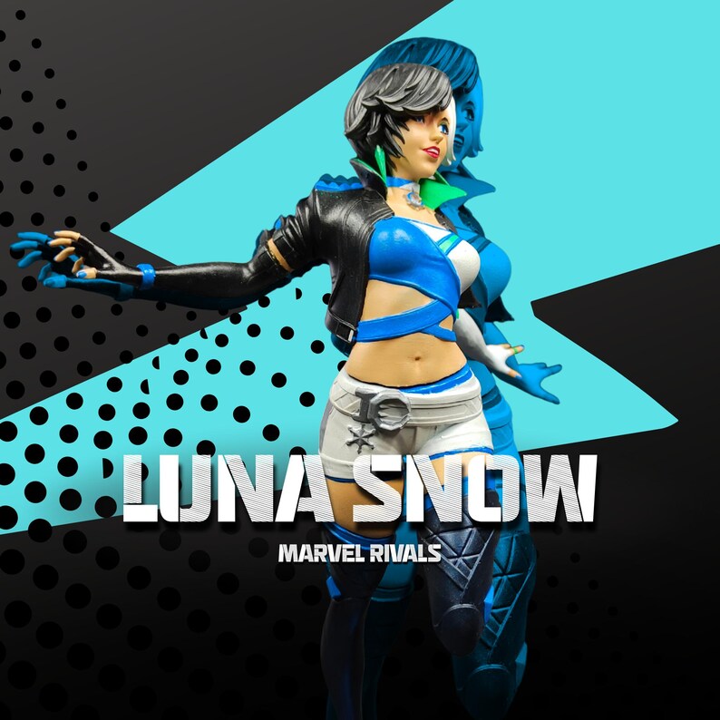 Luna Snow – Marvel Rivals | High-detail 3D Resin Figure - Etsy