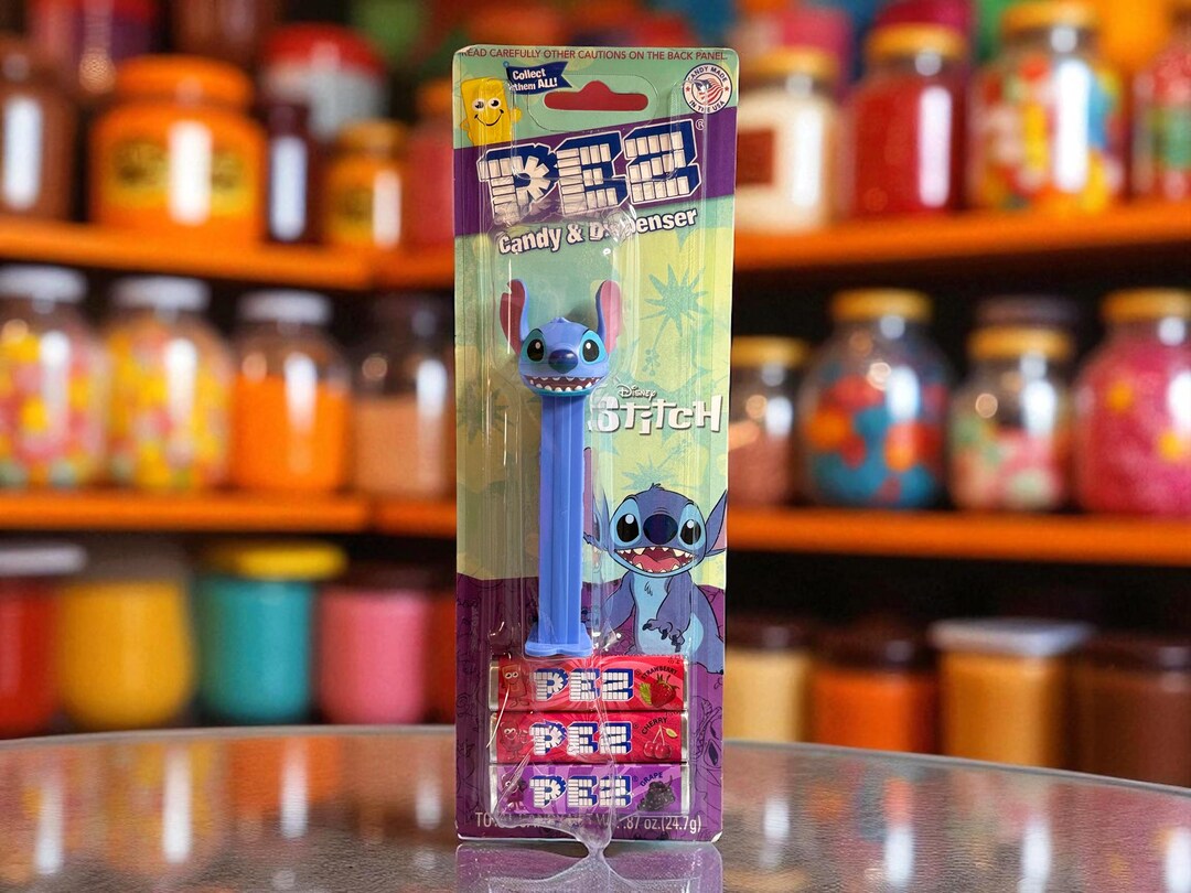 Disney Stitch PEZ Candy Dispenser – Includes 3 PEZ Candy Refills ...