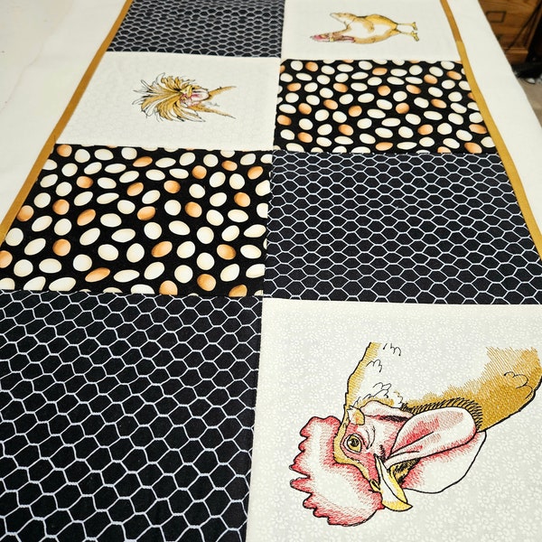 Chicken Table Runner Pattern - Etsy