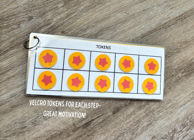 Daily Routine Visual Schedules–velcro Token Board–personal Hygiene - Etsy