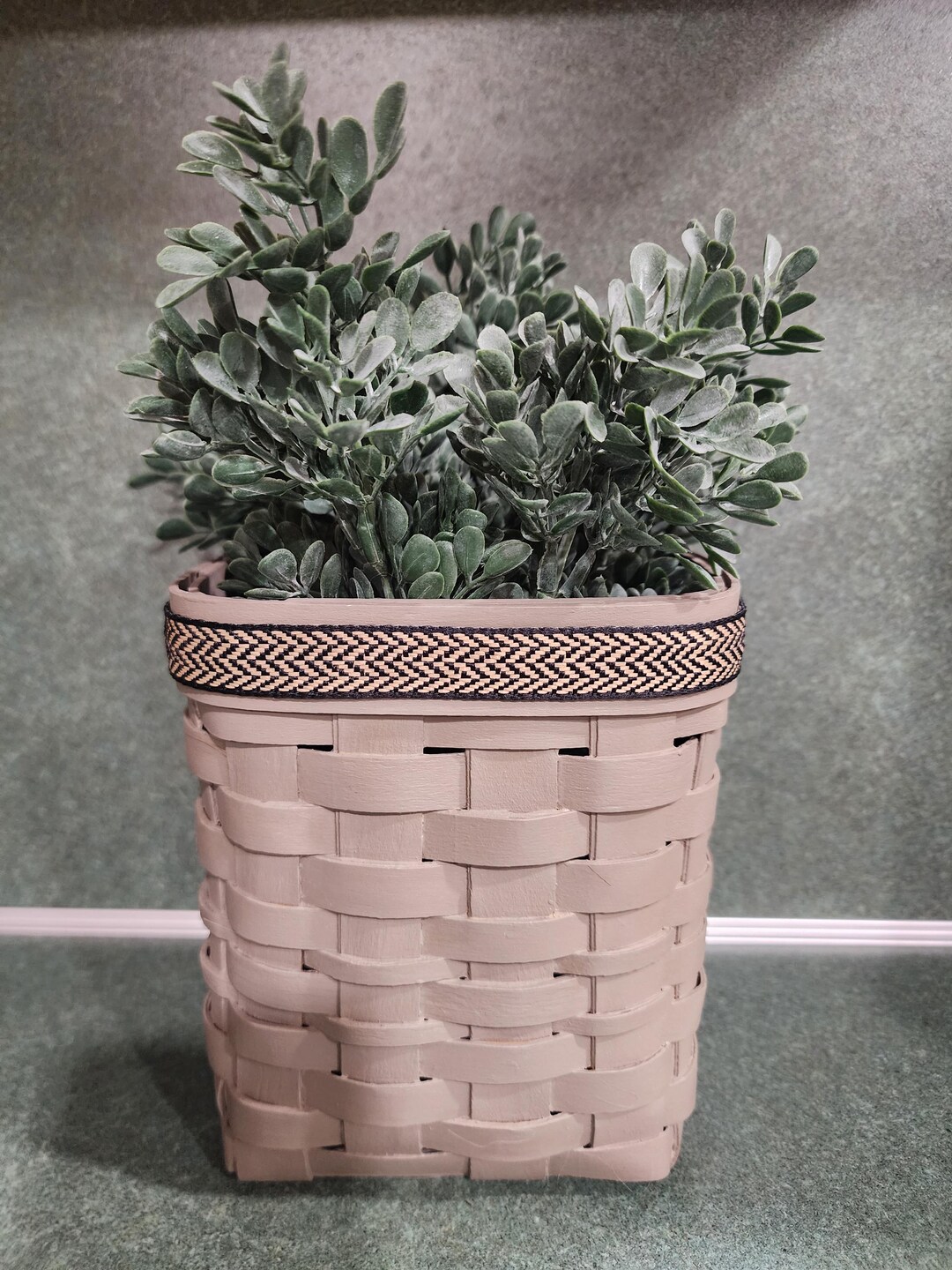 Upcycled Basket - Etsy