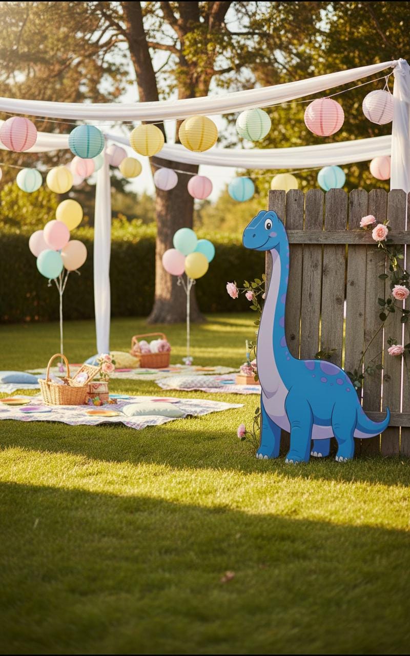 Giant Brachiosaurus Dinosaur Standee | Dino Party Cutout | Kids ...