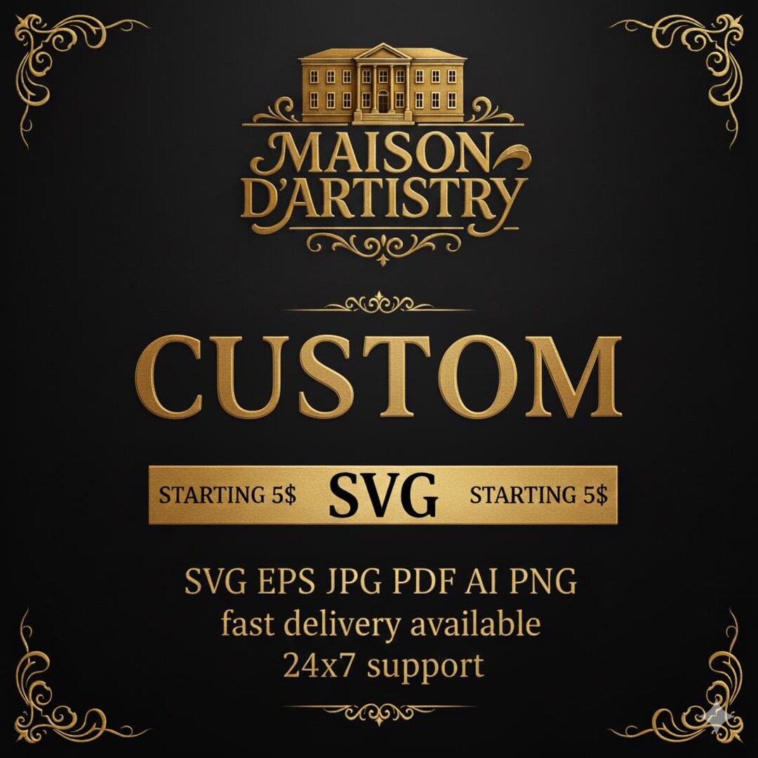Custom Design Svg Eps Vector Png Jpg AI - Etsy
