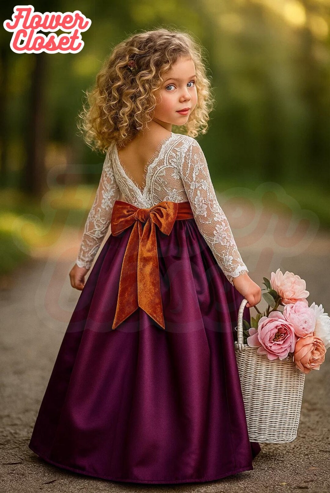 Handmade Spring Girls Dress, Flower Girls Dress, Boho Wedding Dress ...