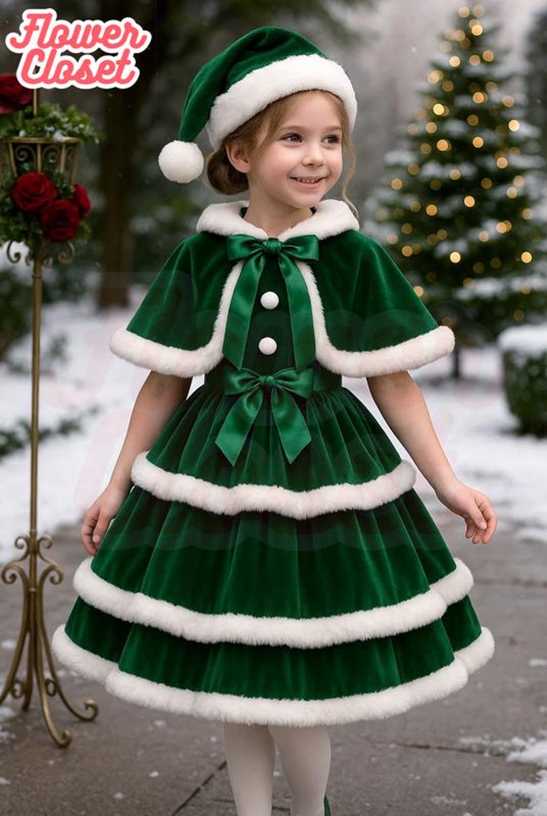Santa Claus Christmas Dress, Mini Velvet Santa Dress, Christmas Cosplay ...