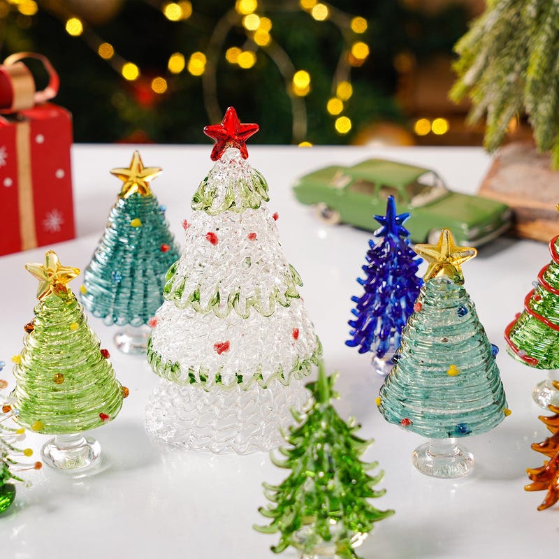 Xmas Trees Fused Glass - Etsy