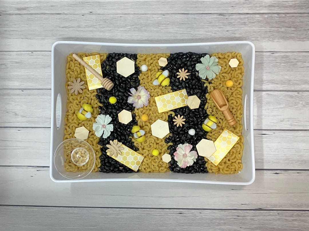 Bee Bonanza Sensory Bin, Sensory Bins for Kids, Bee Sensory Kit, Bee ...
