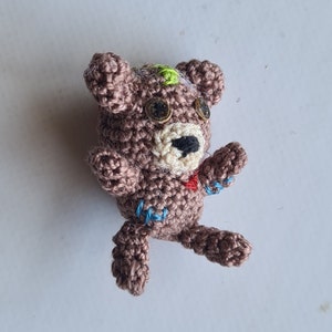 Oso Remendado De Ganchillo Para Casa De Muñecas, Escala 1/12 - Etsy