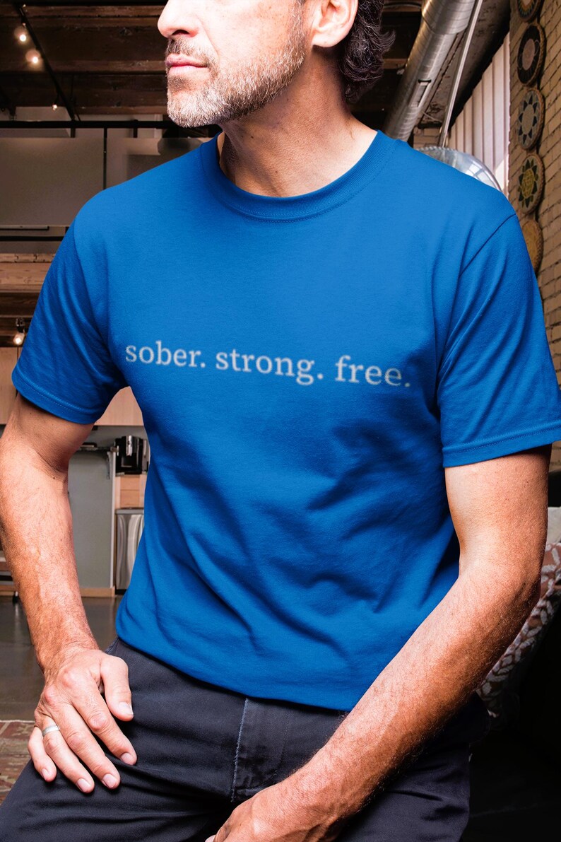 Sober, Strong, Free - Minimalist Sobriety T-shirt: Unisex Gildan 64000 Adult Softstyle Tee - Etsy